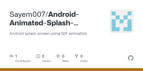 Github Sayem007android Animated Splash Screen Method 2 