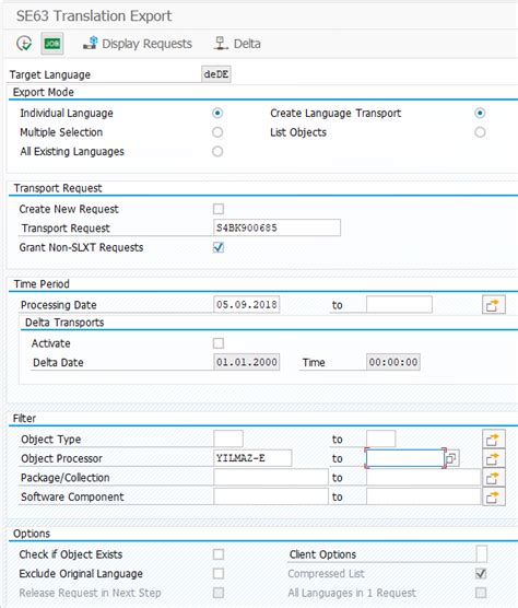 Transfer Abap Text Translations Using Sap Transport Request With Slxt