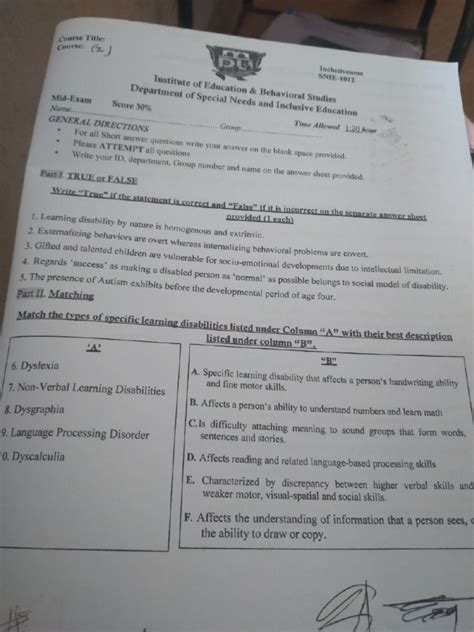 Inclusiveness Midterm Exam 1 Diu Pdf