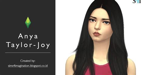 My Sims Cas Anya Taylor Joy Imagination Sims Cas