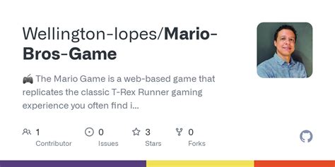 GitHub Wellington Lopes Mario Bros Game Este Jogo Foi Criado Apenas