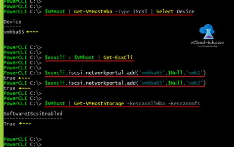 Powercli Vmware Configure Software Iscsi Storage Adapter And Add Vmfs