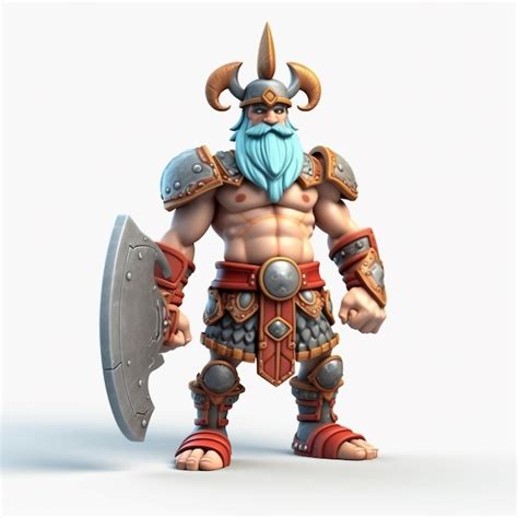 손에 칼을 든 전사의 조각상 프리미엄 사진