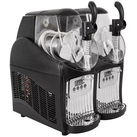 เครื่องปั่นน้ำหวานเกล็ดหิมะสมูทตี้ ถังคู่ เครื่องดื่มหิมะน้ำแข็ง เครื่องเชิงพาณิชย์สมูทตี้ 300w