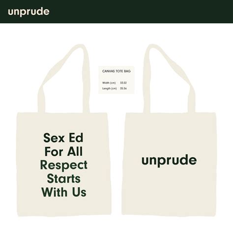Tote Bag Sex Ed For All Edition Unprude