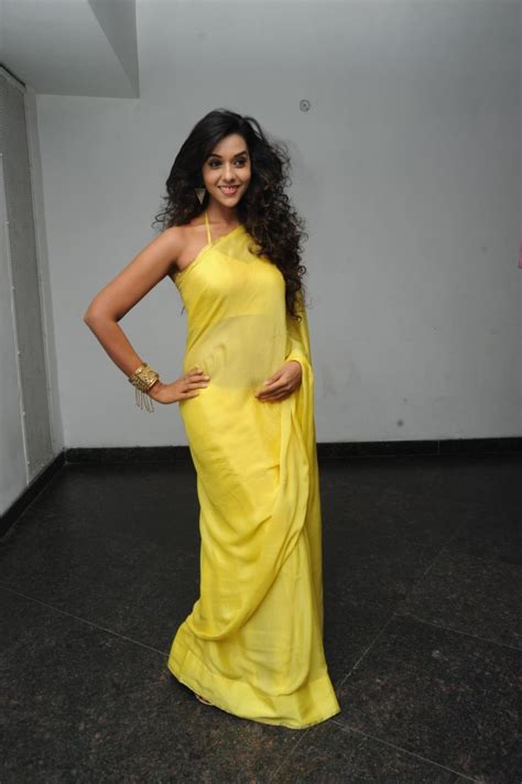 Anupriya Goenka Hot Saree Stills At Potugadu Movie Audio Release
