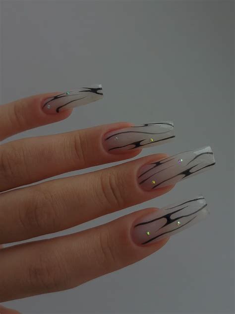 Пин на доске My Nailss Дизайнерские ногти Маникюр Длинные квадратные ногти