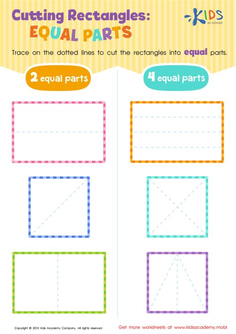 Fractions Worksheets Partitioning Shapes And Beginning Fractions