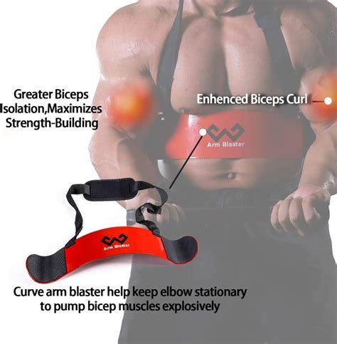 W Waisfit Arm Blaster Bicep Curl Thick Aluminum Adjustable