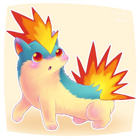 Quilava Pokemon Wallpaper Quilava Pokémon Art Porygon Desktop