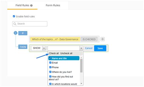 Set Up Field Rules With 123formbuilder 123formbuilder Docs