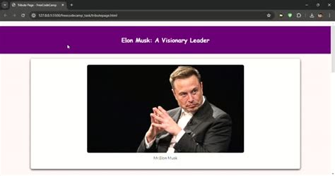 Created A Tribute Page For Responsive Web Design Course Vignesh A Posted On The Topic Linkedin