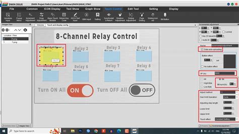 Relay Control With Arduino And Dwin Display Iot Projects Ideas