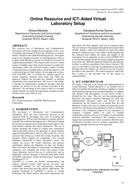pdf ict enabled labview based laboratory for remote access applications
