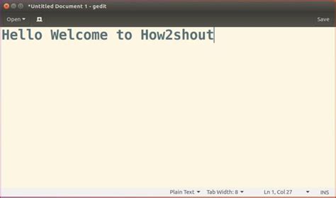 How To Increase Font Size In Gedit Text Editor In Ubuntu Linux H2s Media