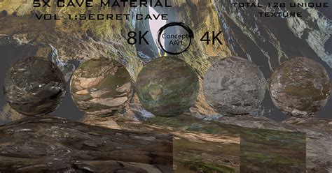 Cave Vol1secret Cave 2d Textures And Materials Unity Asset Store