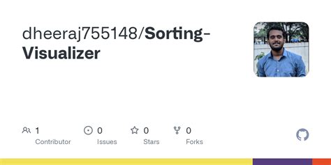 GitHub Dheeraj Sorting Visualizer
