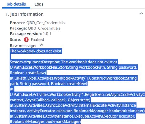 Workbook Does Not Exist Error Orchestrator Uipath Community Forum
