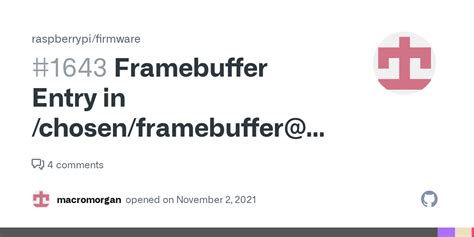 Framebuffer Entry In Chosen Framebuffer Xxx Format Not Correct Issue Raspberrypi