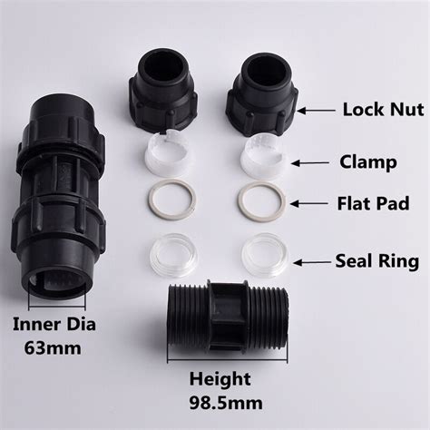 1pc 20~63mm Pe Quick Coupling Garden Direct Connec Grandado