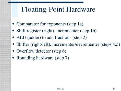 Ppt Floating Point Arithmetic Powerpoint Presentation Free Download Id 3131643