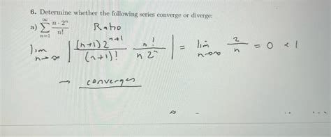Calculus 2 Series Trying To Use Ratio Test On This But I Dont