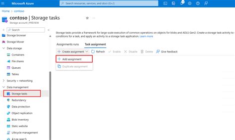 Create And Manage A Storage Task Assignment Azure Storage Actions Microsoft Learn