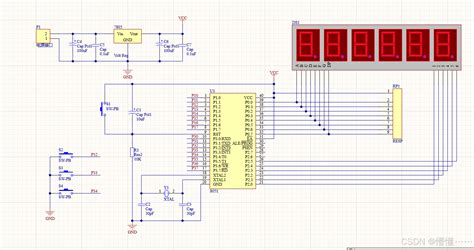 596、基于51单片机的简易时钟仿真设计（数码管，独立按键） Csdn博客