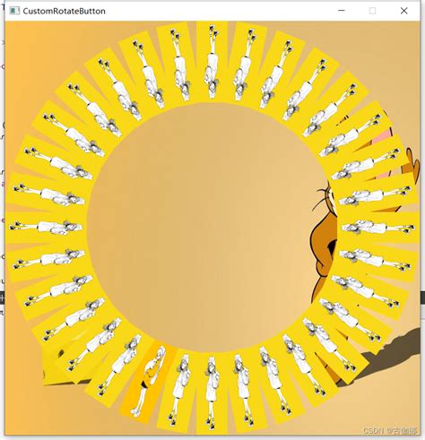 自定义圆形旋转按钮实现与源码解析 Csdn博客