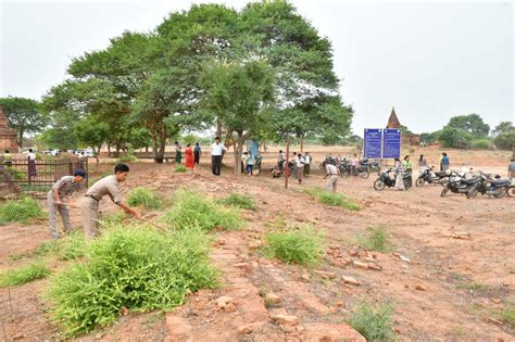 ပုဂံကမ္ဘာ့အမွေအနှစ်ဒေသ အလိုတော်ပြည့်ဘုရားအနီးတွင် စုပေါင်းသန့်ရှင်းရေးပြုလုပ် Myanmar Digital News