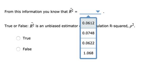 7 Calculating The Adjusted R Squared Suppose You