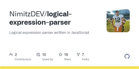 Github Nimitzdevlogical Expression Parser Logical Expression Parser