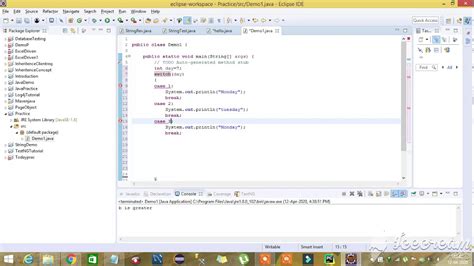 Java Programming Tutorial Easy To Learn Using Switch Statement
