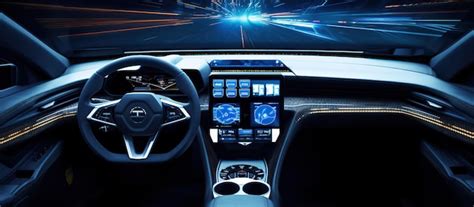 Premium Ai Image Empty Cockpit Of Vehicle