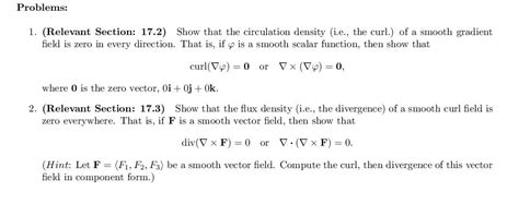 Solved Show That The Circulation Density I E The Curl Chegg