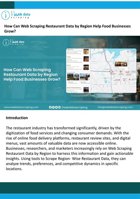 Ppt How Can Web Scraping Restaurant Data By Region Help Food Businesses Grow Powerpoint