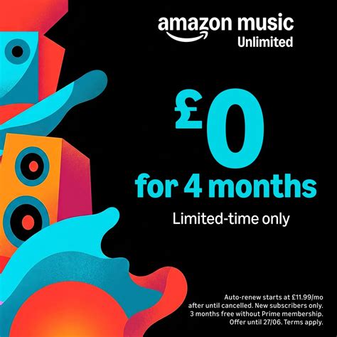 Free 4 Months Of Unlimited Access To Ad Free Music For A Limited Time