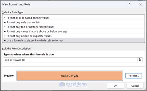 Apply Conditional Formatting For Dates Older Than Today In Excel