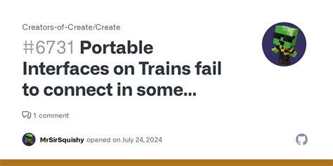 Portable Interfaces On Trains Fail To Connect In Some Cases · Issue