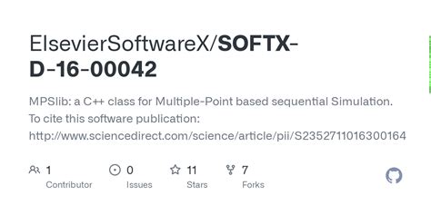 Github Elseviersoftwarexsoftx D 16 00042 Mpslib A C Class For