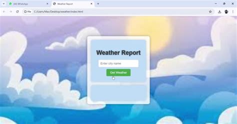 worked on a weather website with bharat intern shagun chouhan posted