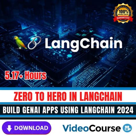 Zero To Hero In Langchain Build Genai Apps Using Langchain 2024