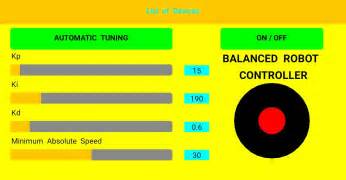 self balancing two wheel robot is controlled by android