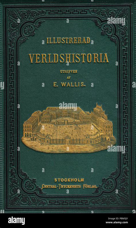Illustrerad Verldshistoria Band Vi Omslag Stock Photo Alamy