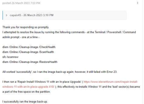 Macrium Reflect Backup Failed With Error Code 23 Try These Fixes