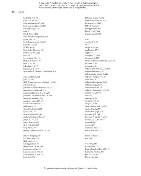 Essential Discrete Mathematics For Computer Science Princeton
