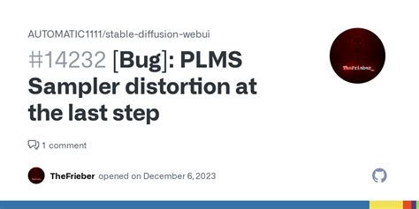 Bug Plms Sampler Distortion At The Last Step · Issue 14232