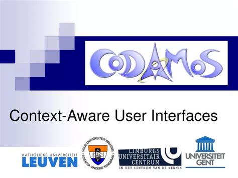 Ppt Context Aware User Interfaces Powerpoint Presentation Free