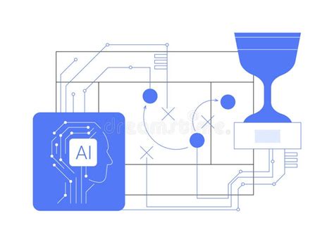 Ai Enhanced Game Strategy Abstract Concept Vector Illustration Stock Vector Illustration Of