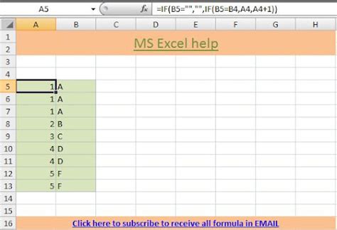 Microsoft Excel And VBA Help Sequence Formula